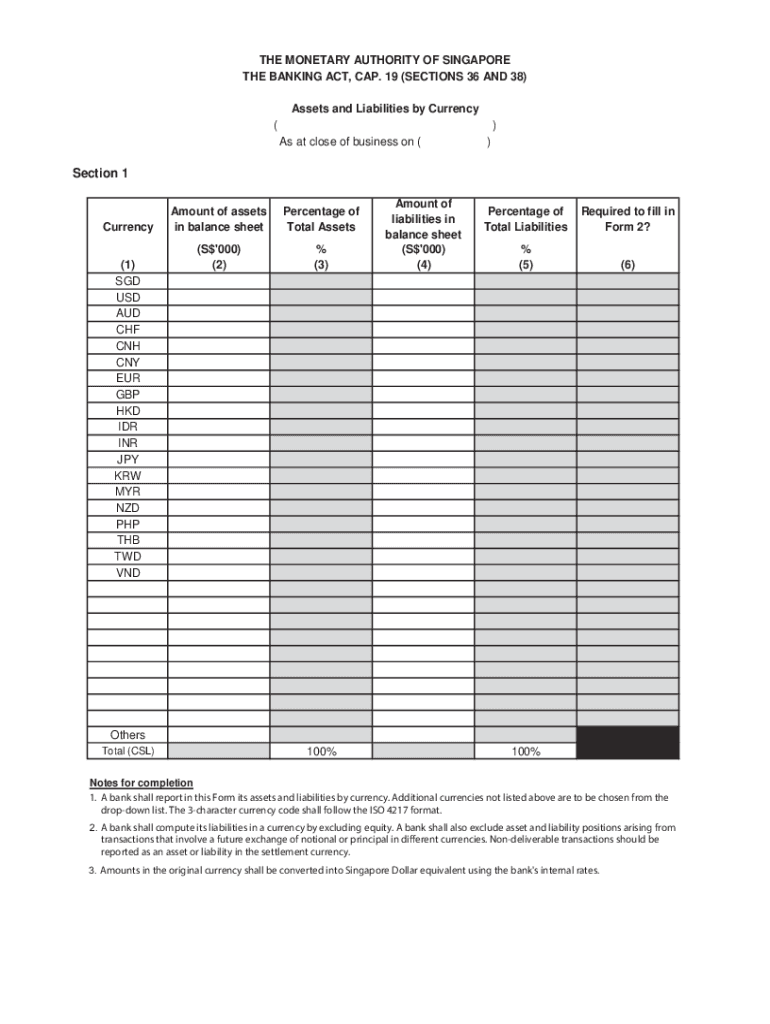 Fillable Online Form 1: Minimum Liquid Assets (MLA) and Liquidity ...