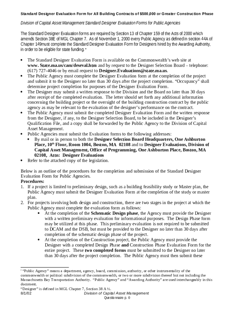 A/E Consultant Perance Evaluation Doc Template | pdfFiller