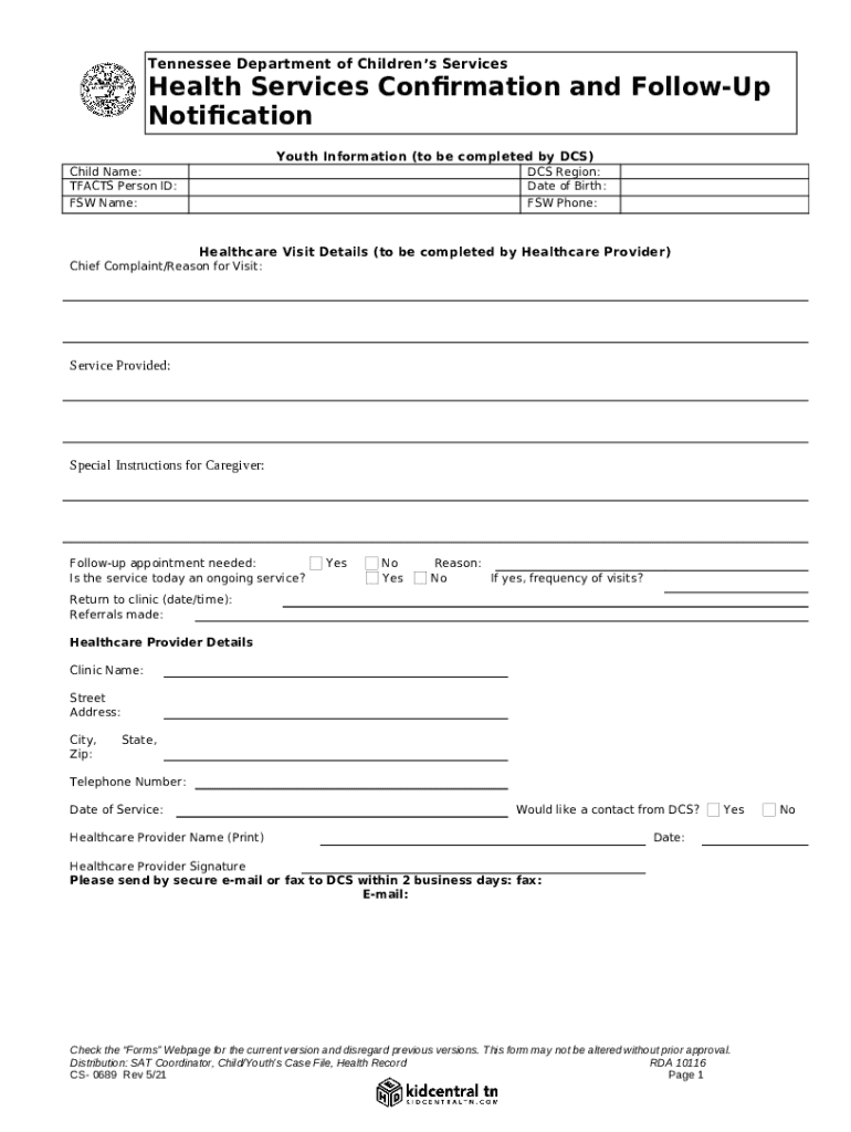 Tennessee Department of Childrens Services Protocol for ... Doc ...