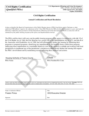 Fillable Online Housing Authority of Fresno County Fax Email Print ...