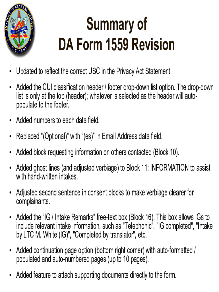 Fillable Online INSPECTOR GENERAL ACTION REQUESTSYSTEM OVERVIEW Fax ...