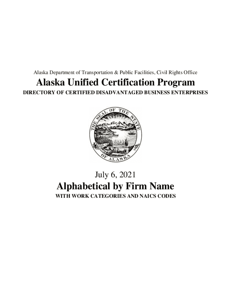 Fillable Online dot alaska Alaska Department of Transportation & Public ...