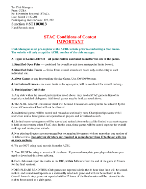 Fillable Online web2 acbl American Contract Bridge League ACBL Your ...