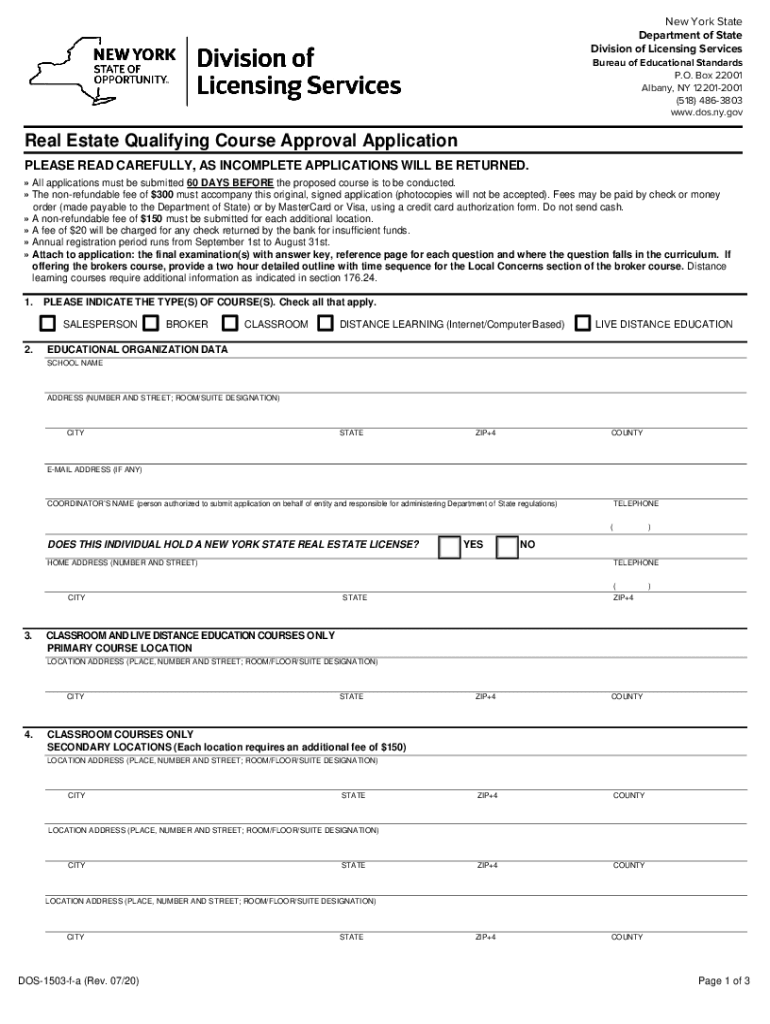 Fillable Online dos ny Renew or Update a Professional License - Welcome ...