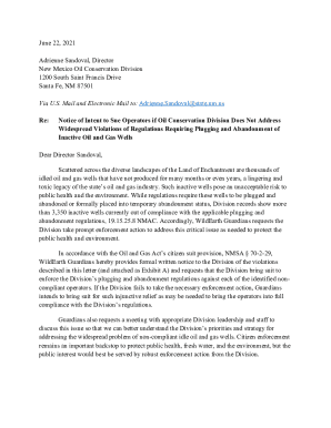Fillable Online Adrienne Sandoval, Director Fax Email Print - pdfFiller