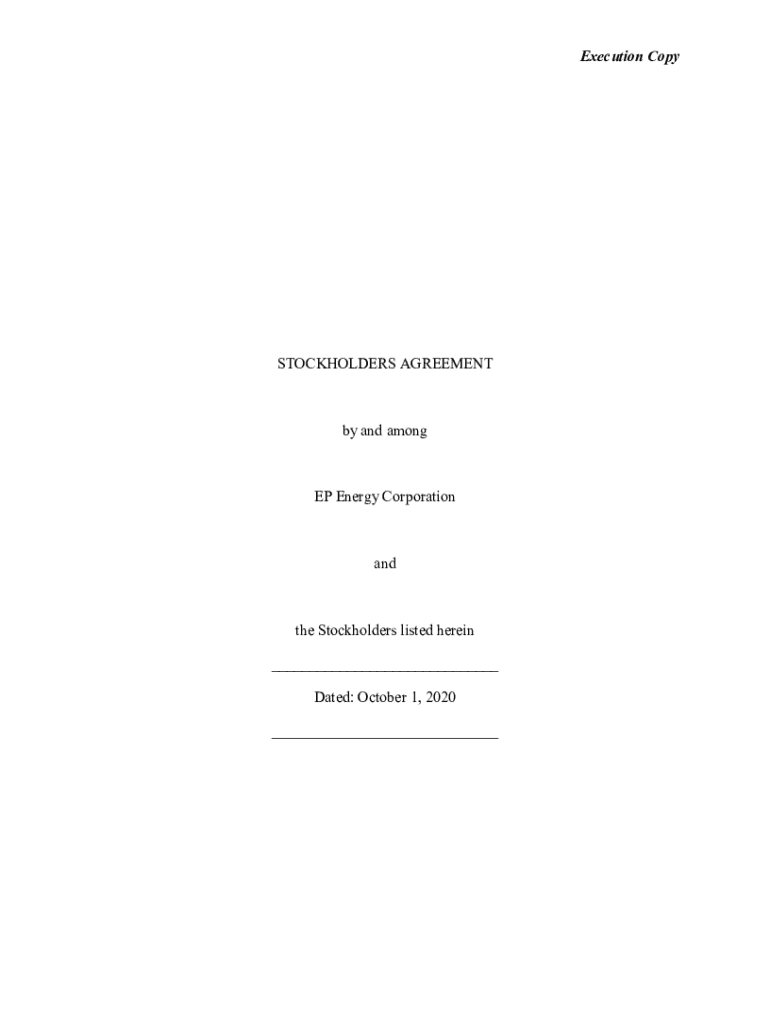 Fillable Online EP Energy Corporation Fax Email Print - pdfFiller