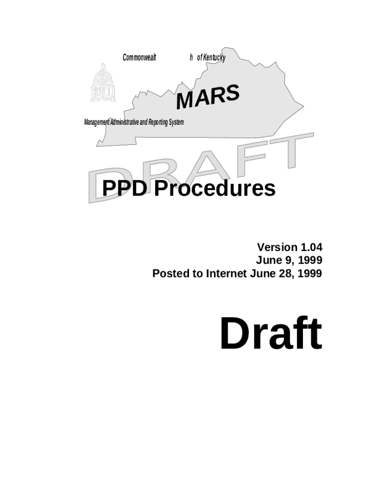 PPD Procedures Doc Template | pdfFiller