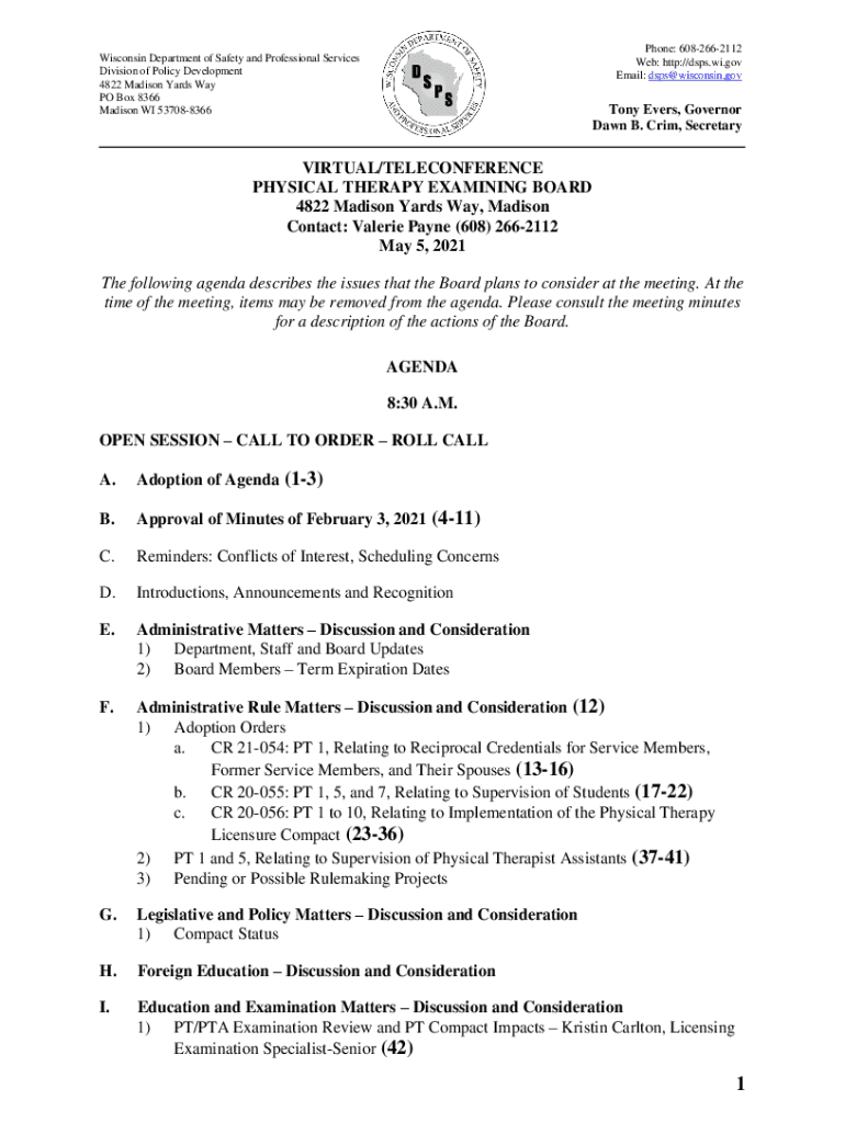 Fillable Online dsps wi 4822 Madison Yards Way, Madison Fax Email Print ...