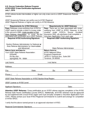 Fillable Online New U.S. Soccer Referee Pathway Expands Access and ...