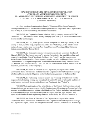 Fillable Online yoloagenda yolocounty CORPORATE AUTHORIZING RESOLUTION ...