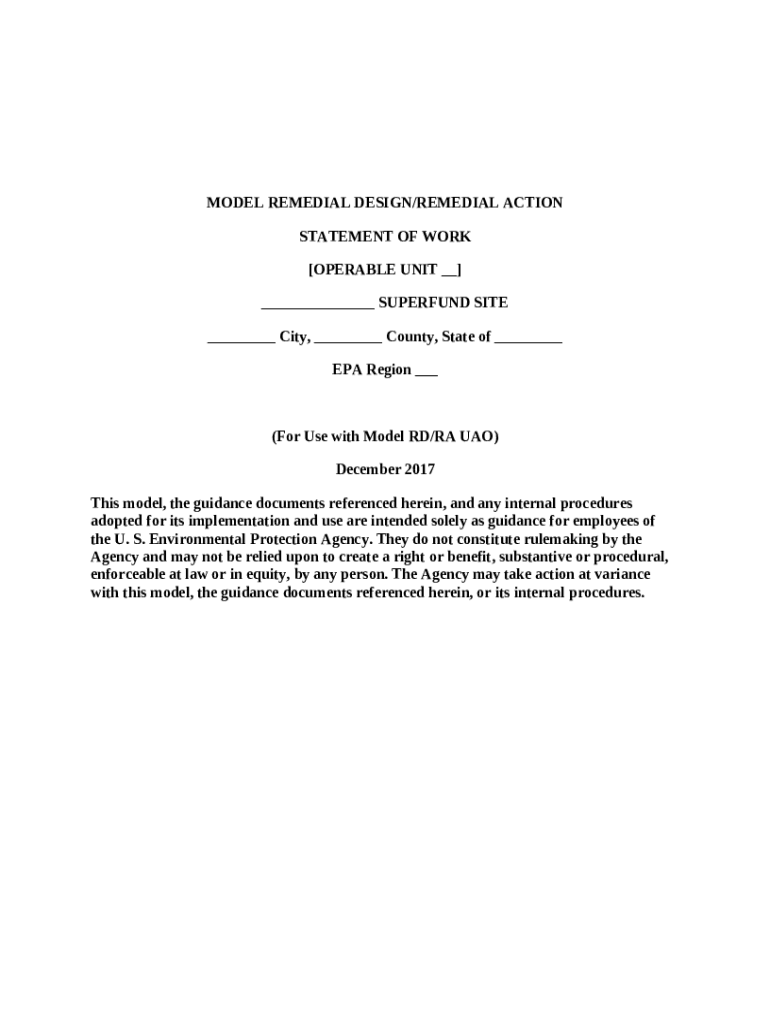 REMEDIAL DESIGN/REMEDIAL ACTION WORK PLAN FOR OPERABLE ... Doc Template ...