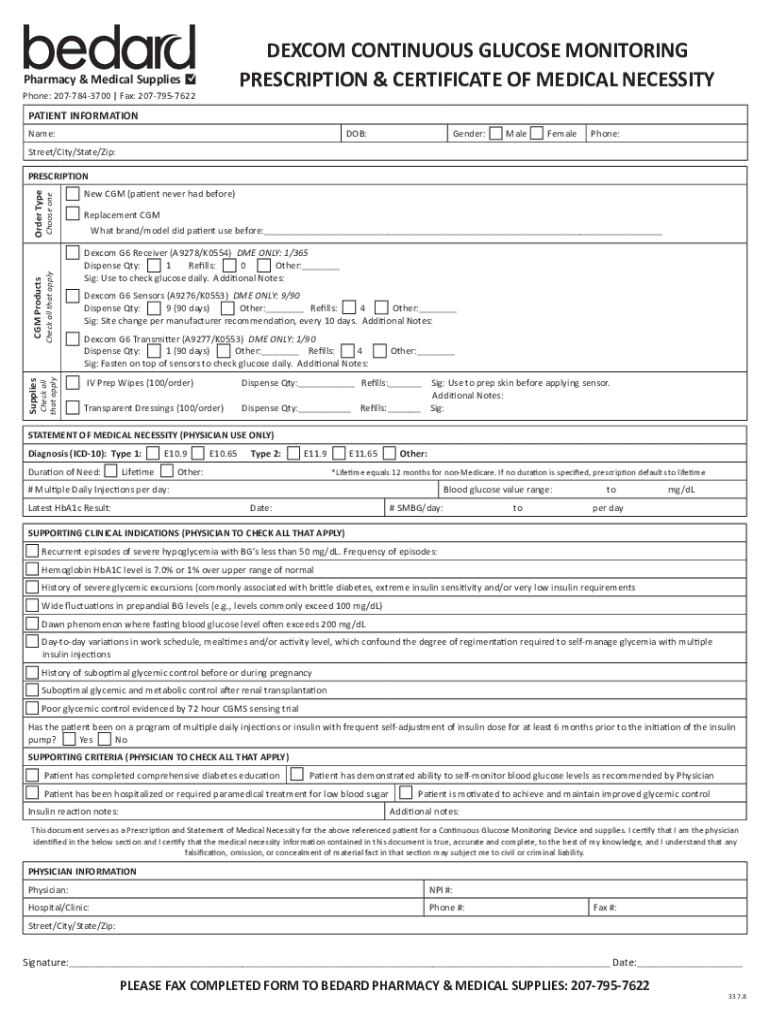 Fillable Online Study: DexCom's Continuous Glucose Monitor Superior to ...