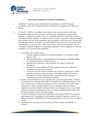Fillable Online Financial-Assistance-Program-Guidelines.pdf Fax Email ...