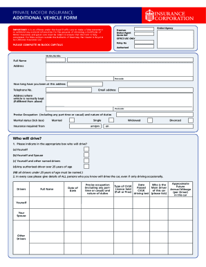 Fillable Online IMPORTANT: It is an offence under the Road Traffic Law ...