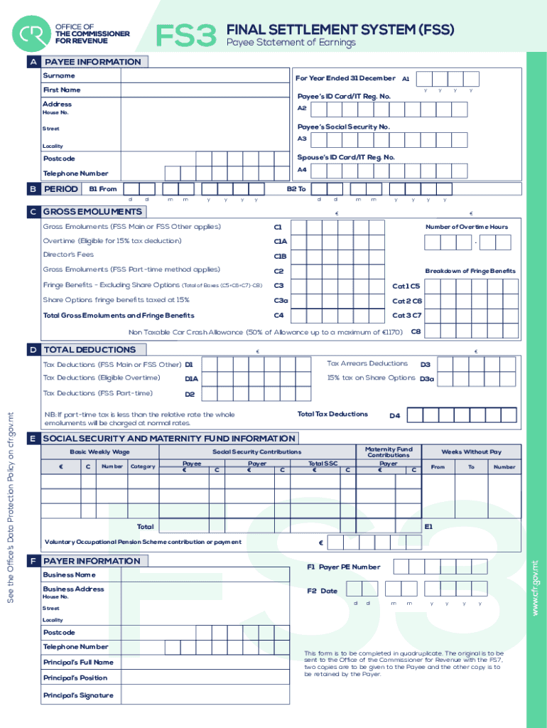 Fillable Online Filling In Fs3 Forms - Fill Out and Sign Printable PDF ...