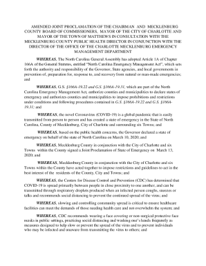 Fillable Online REVISED JOINT PROCLAMATION OF THE CHAIRMAN OF THE ...