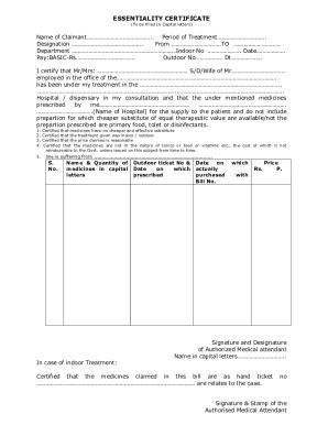 Fillable Online haryanaassembly gov Form Essential Certificate.doc Fax Email Print - pdfFiller