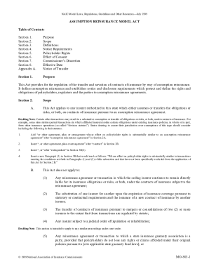 Fillable Online Model Laws - NAIC Model Law and NAIC Publications ...