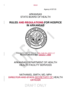 Fillable Online RULES AND REGULATIONS FOR HOSPICE Fax Email Print ...