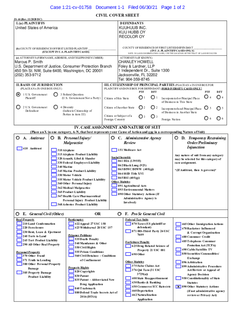 Fillable Online COMPLAINT FOR CIVIL PENALTIES, PERMANENT INJUNCTION ...