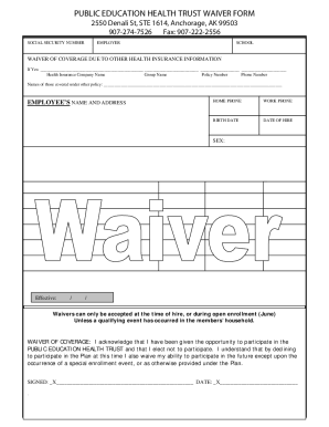 Fillable Online NEA-ALASKA HEALTH PLAN ENROLLMENT FORM Fax Email Print ...