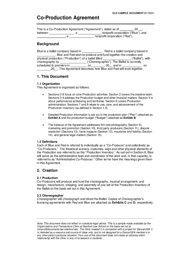 Fillable Online Collaboration Agreement - Form and Sample Documents Fax ...