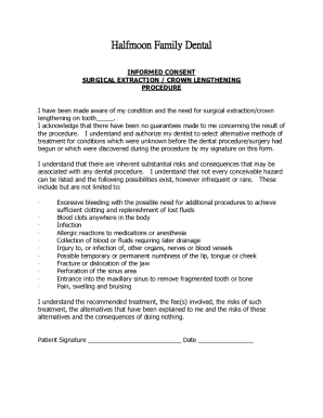 Fillable Online Periodontal disease informed consent form" Keyword Found ... Fax Email Print ...