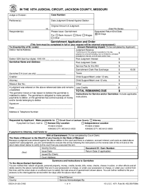 Fillable Online Justia :: Execution Garnishment Sequestration ...