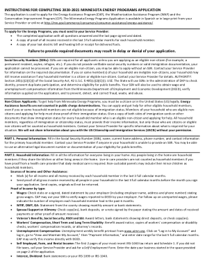 Fillable Online Fillable Online energy assistance program application ...