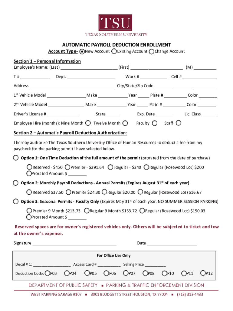 Fillable Online police tsu Form 2159 Payroll Deduction Agreement - IRS ...