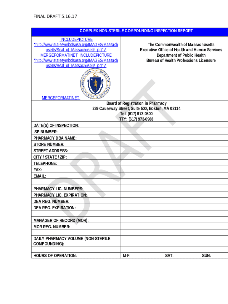 STERILE PREPARATION COMPOUNDING Doc Template | pdfFiller