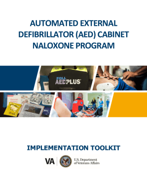 Fillable Online Automated External Defibrillator (AED) Cabinet Naloxone Program Implementation ...