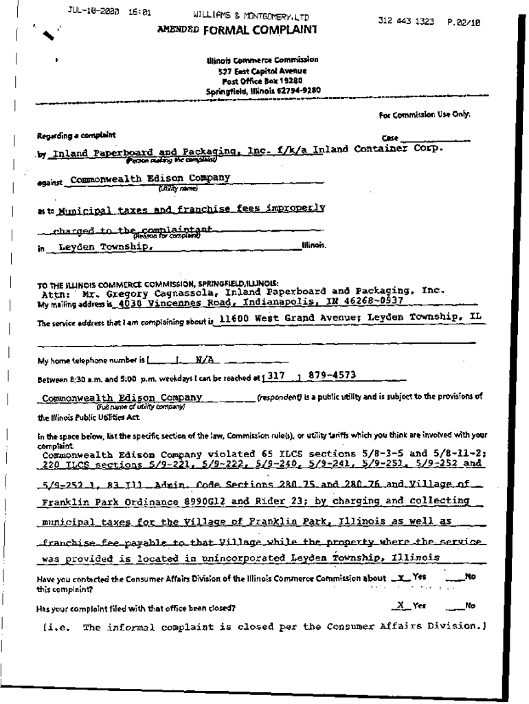 Fillable Online Affidavit/Declaration of Mailing re: Notice of Deadline ...