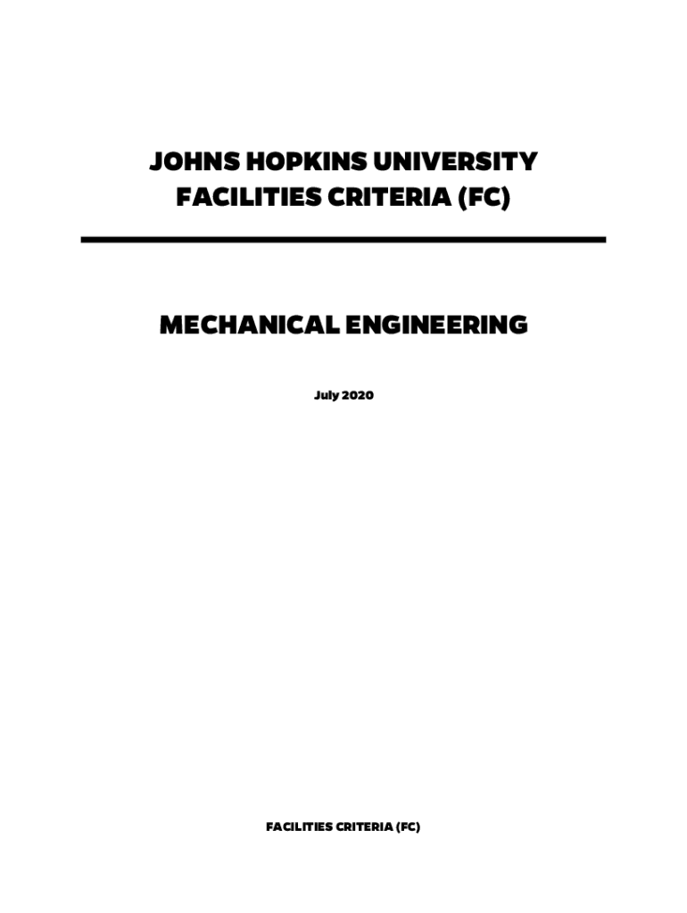 Fillable Online JHU Mechanical Engineering Design Guide - 06-29-20.docx Fax Email Print - pdfFiller