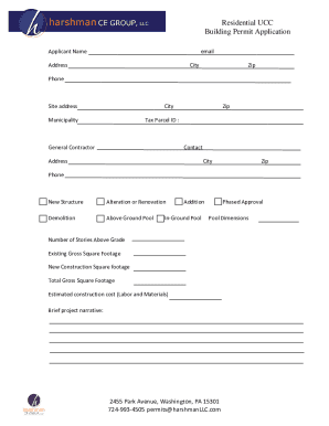 Fillable Online NEW RESIDENTIAL APPLICATION CHECKLIST Fax Email Print ...