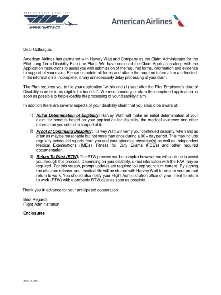 Fillable Online American Airlines Claim Application Master ... - my.AA ...