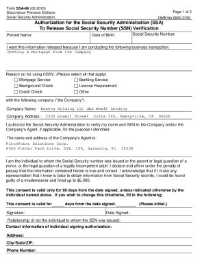 Fillable Online SSA-89 (12-2020) Discontinue Prior Editions Social ...