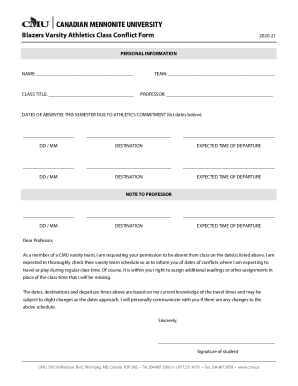 Fillable Online CMU Application Form - Canadian Mennonite University ...