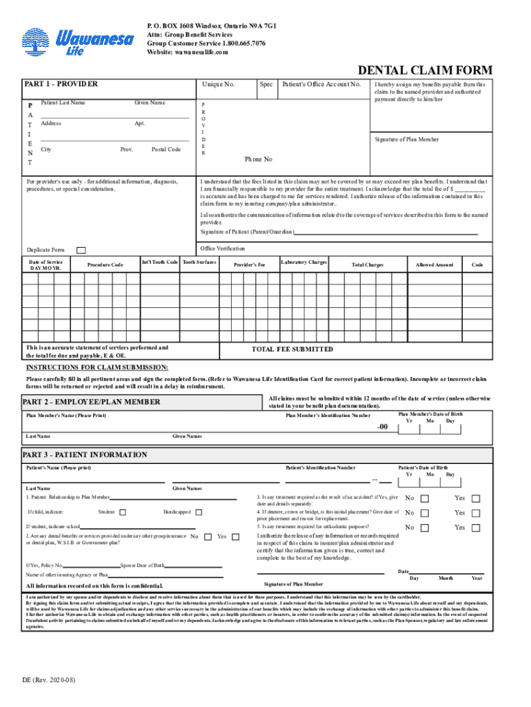 Fillable Online CLAIM FORM FOR CUSTOM FOOT ORTHOTICS/FOOTWEAR - dezyne ...