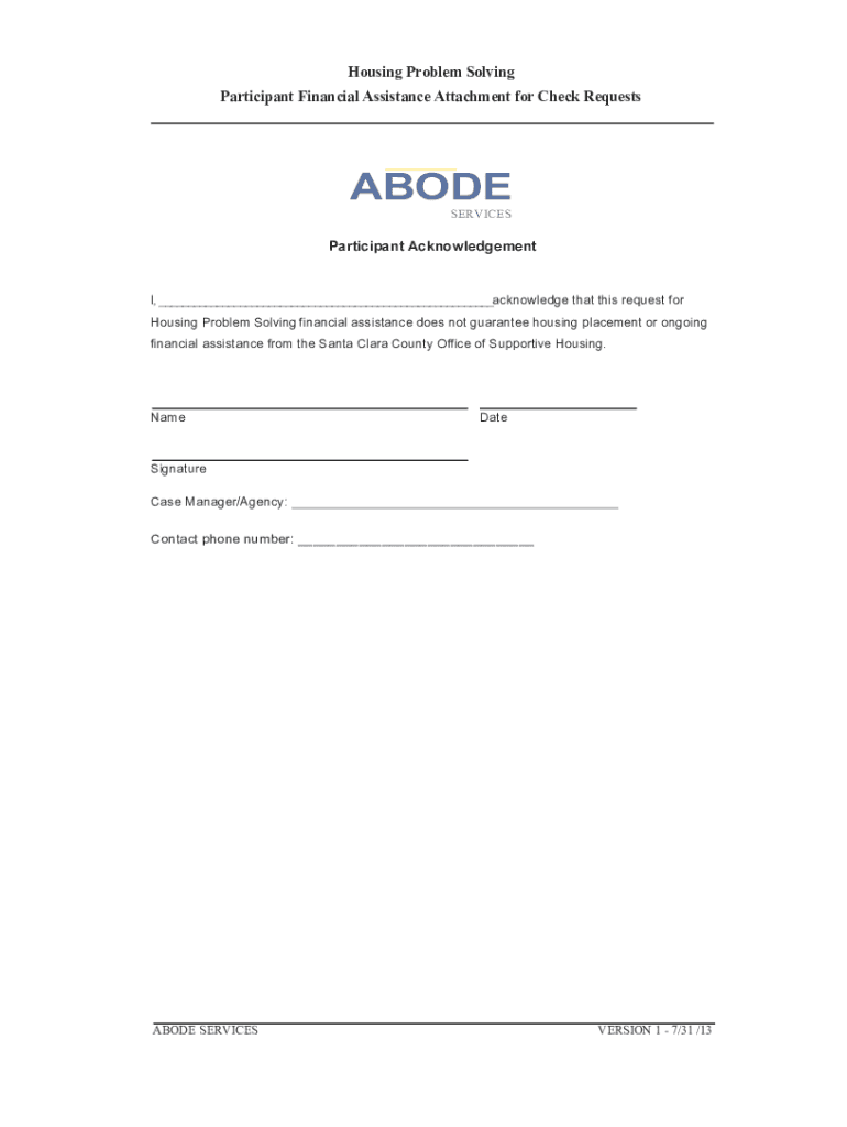 Fillable Online participant acknowledgement 8.3.20.docx Fax Email Print ...