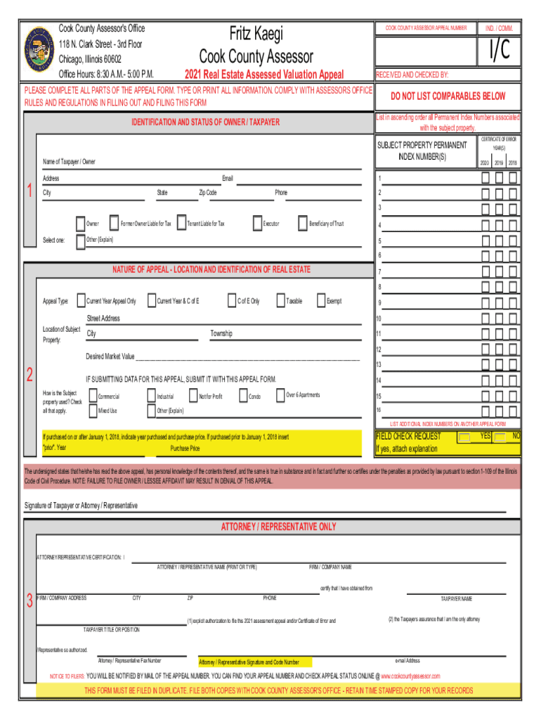 Fillable Online Real Estate Appeal Forms Fax Email Print - pdfFiller