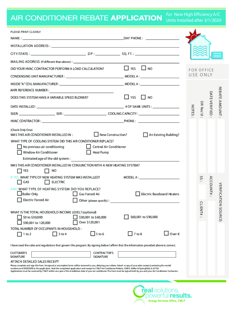 Fillable Online Fill - Free fillable HP Res Reb Form Instructions.pmd ...