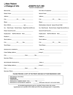 Fillable Online New Patient Pharmacy Form Printable - eSign PDF with ...