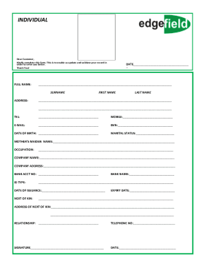 Fillable Online individualupdateform.pdf - ZENITH INDIVIDUAL UPDATE ...