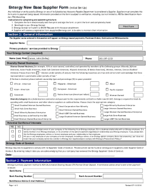 Fillable Online New Vendor Setup Form - Fill Online, Printable ...