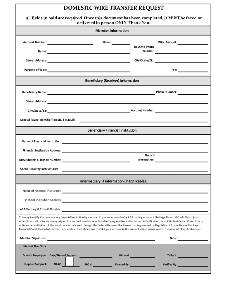 Fillable Online Reverse wire Authorization formwhat Fax Email Print ...