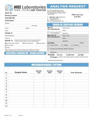 Fillable Online Certificate of Analysis - EPA Fax Email Print - pdfFiller