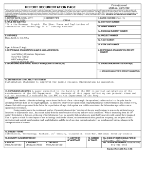 Fillable Online 814805.pdf - Form Approved OMB No 0704-0188 REPORT ...