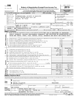 Fillable Online ISB - Form 990, 2019 (Posted 05/04/2021) Fax Email ...