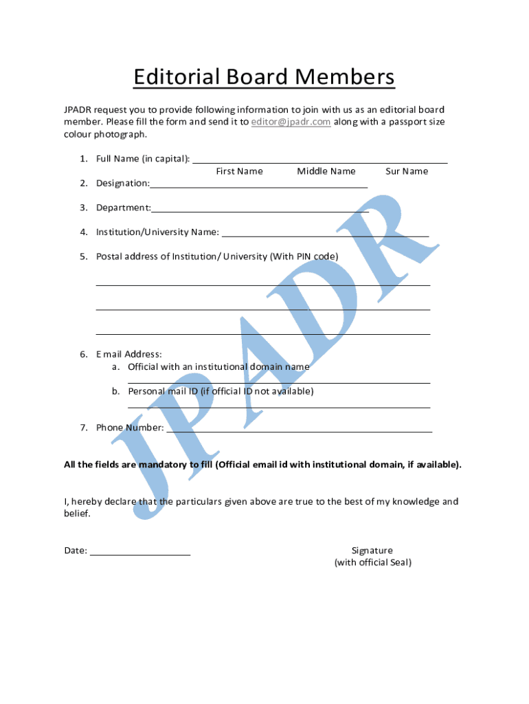 Fillable Online Welcome Letter to New Board Member Template Examples ...